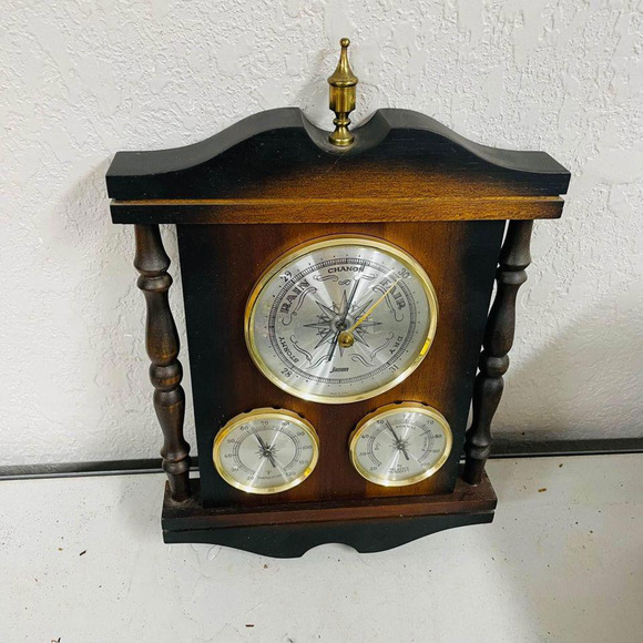 Jason | Other | Vtg Jason Wall Barometer Thermometer Weather Station ...